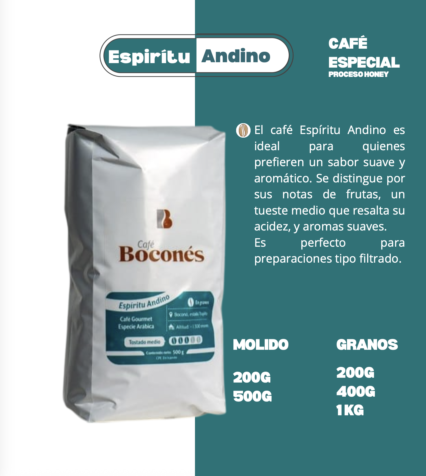 Café Boconés — Café andino de Boconó